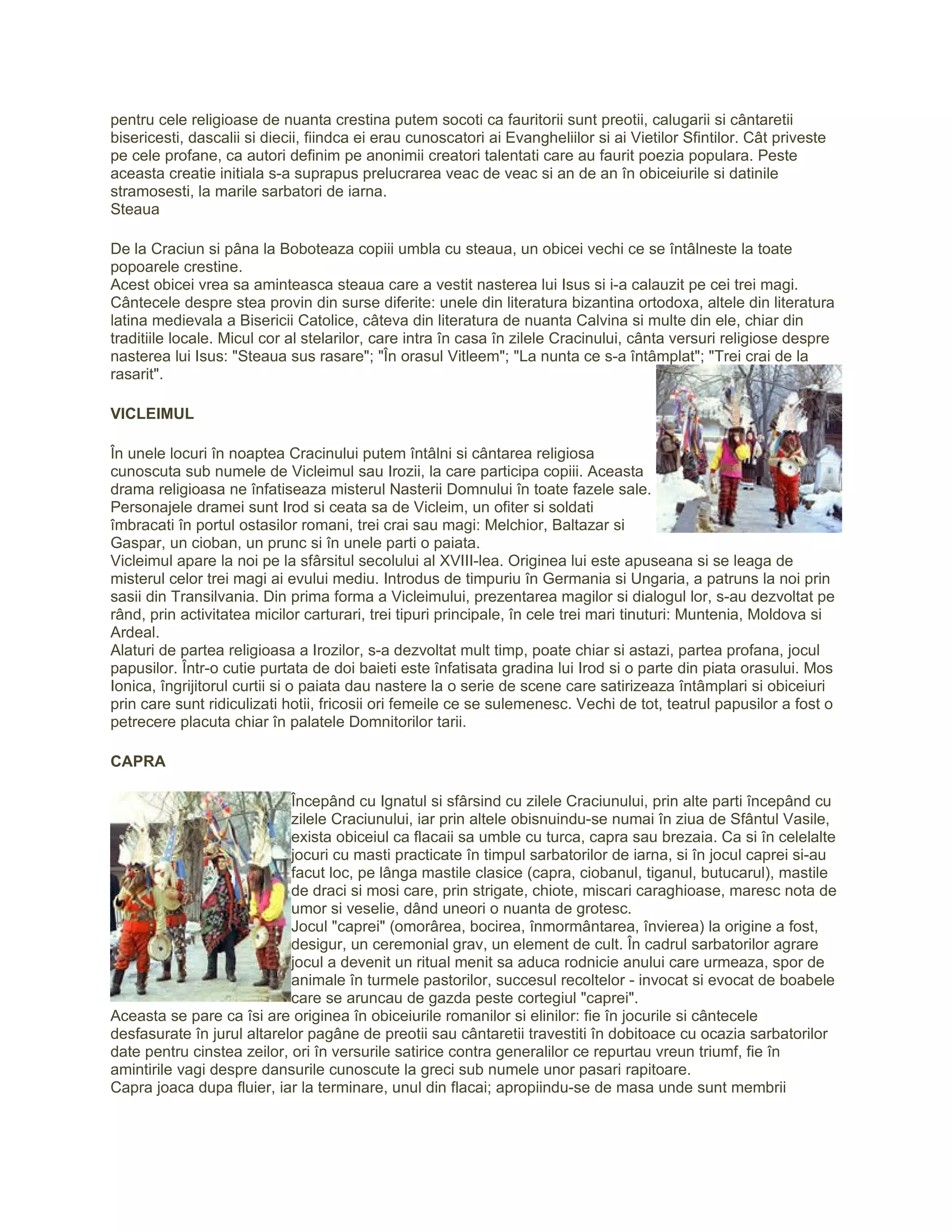 Traditii si obiceiuri | DOC