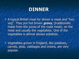 NI1 - Traditional British Food | PPS
