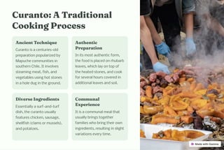 Alex Chipurnoi - Traditional Chilean Cuisine A Culinary Journey | PDF