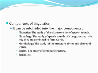 An Introduction to Historical Linguistics and Traditional Grammar | PPT