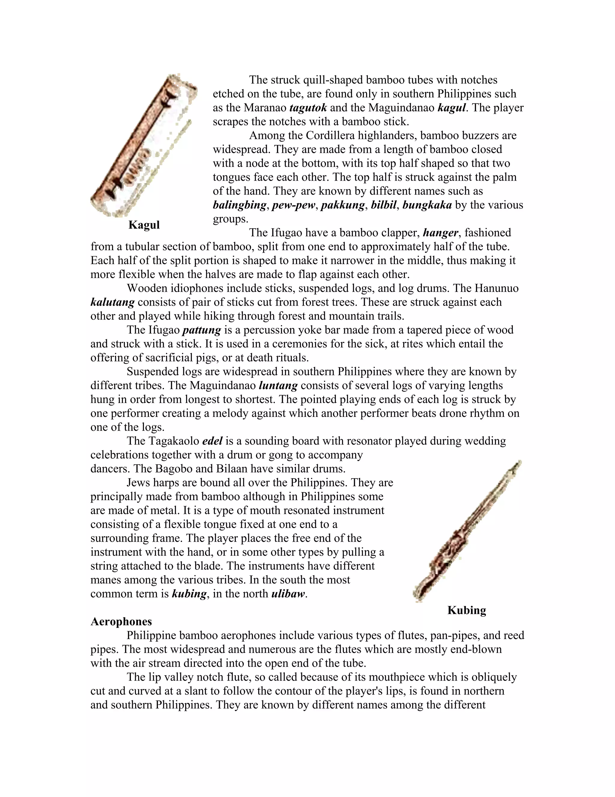 Traditional musical-instruments | PDF