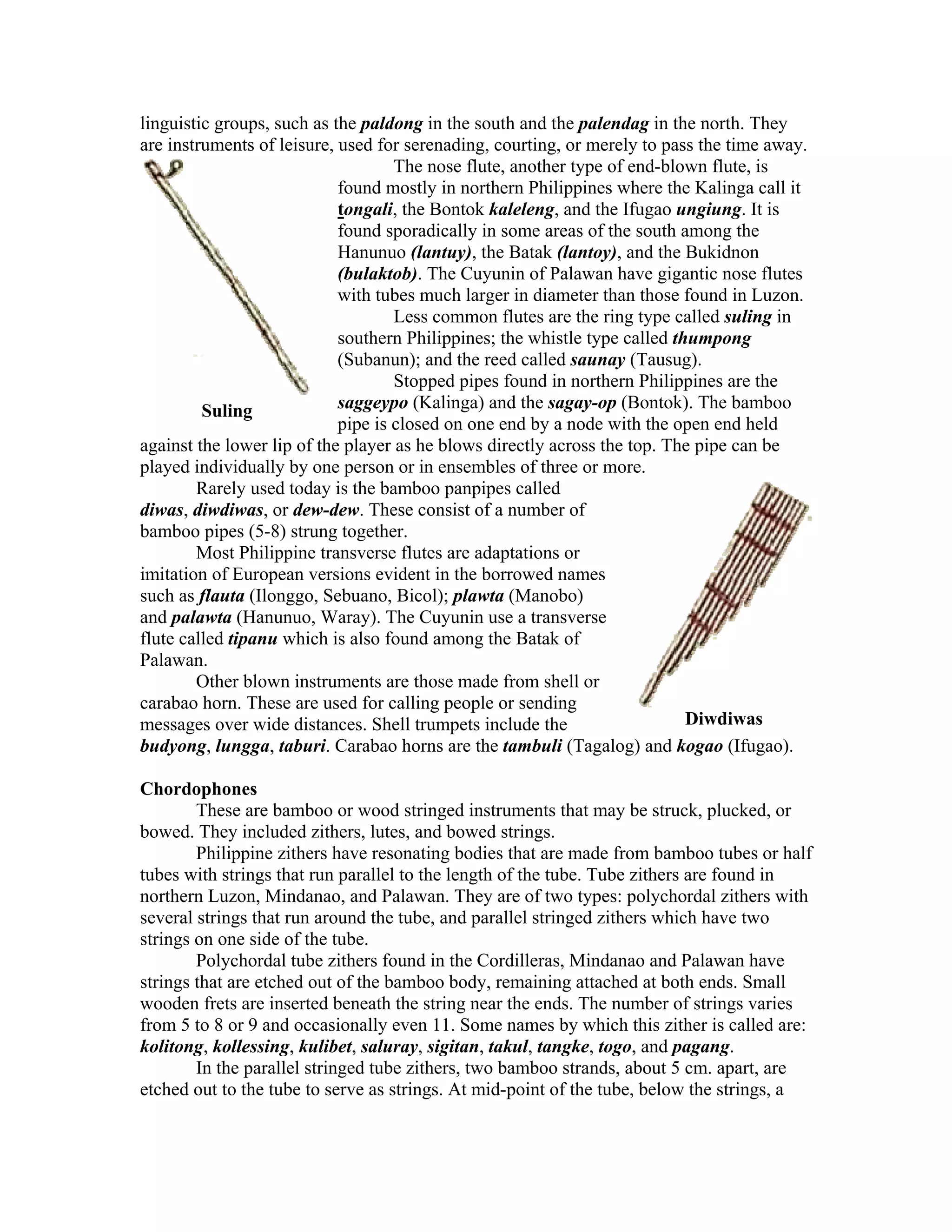 Traditional musical-instruments | PDF