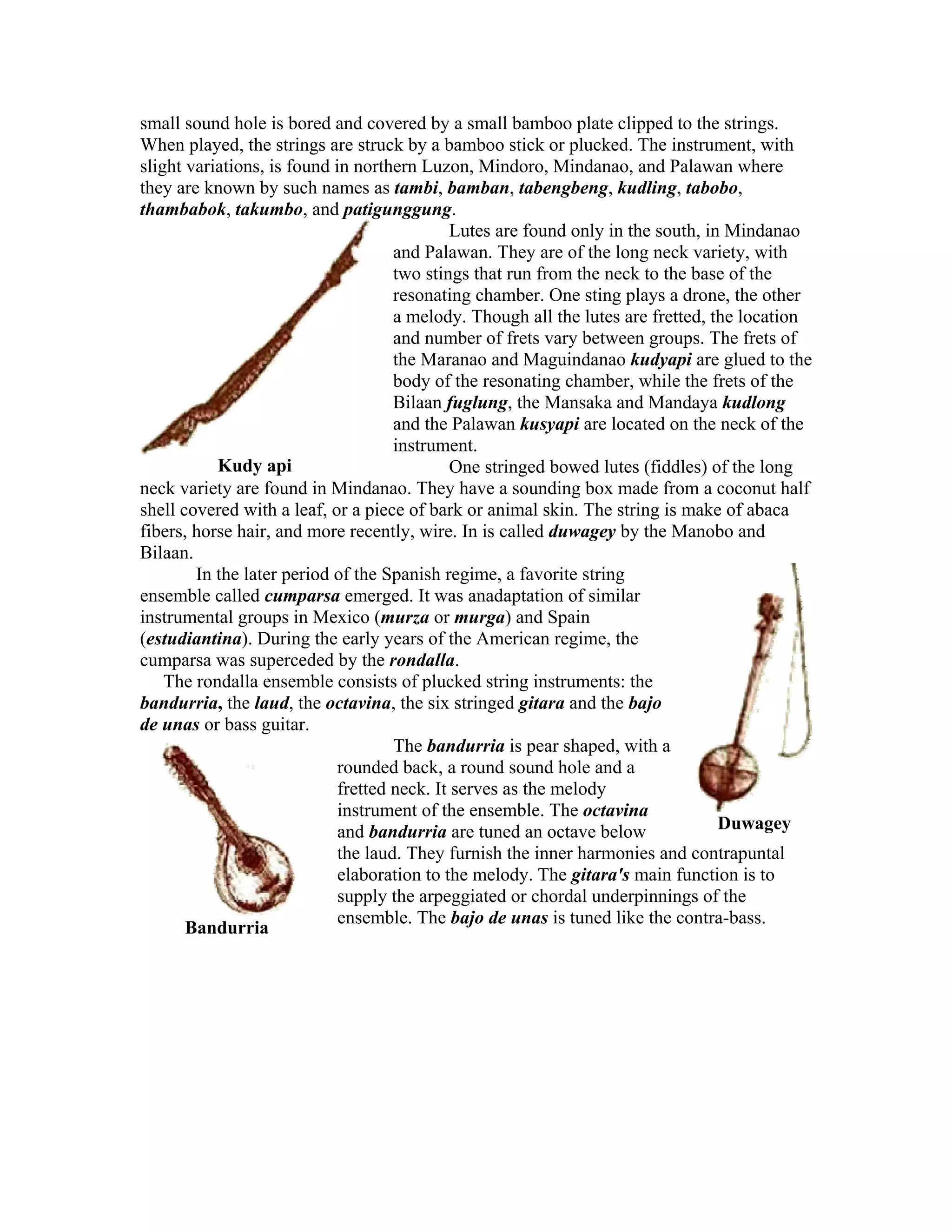 Traditional musical-instruments | PDF