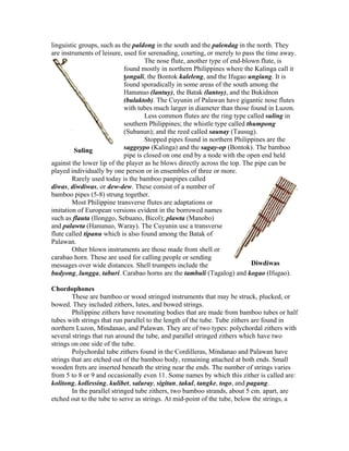 Traditional musical-instruments | PDF