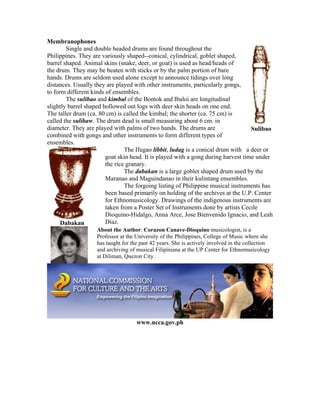 Traditional musical-instruments | PDF