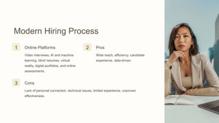 Traditional vs Modern Hiring - What is the best method for you? | PPTX ...