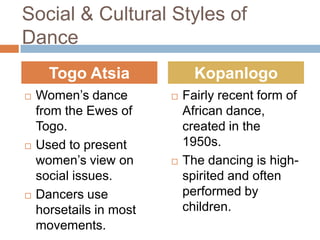 Traditional african dance | PPT
