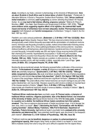 Traditional african medicine | DOCX | Herbs and Supplements ...