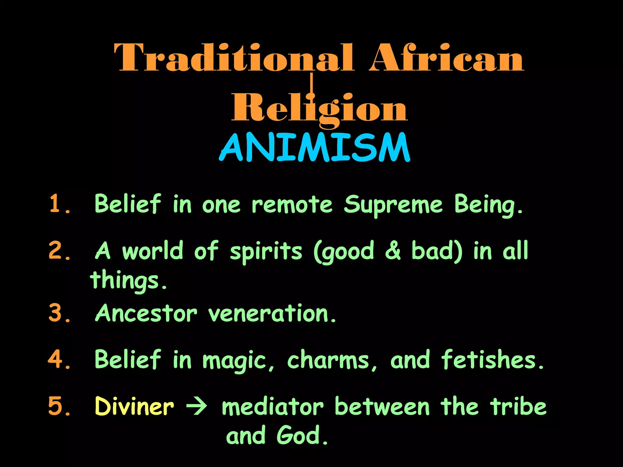 Traditional africansociety | PPT