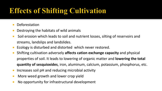 Traditional Agroforestry System in India- Shifting Cultivation, Taungya ...