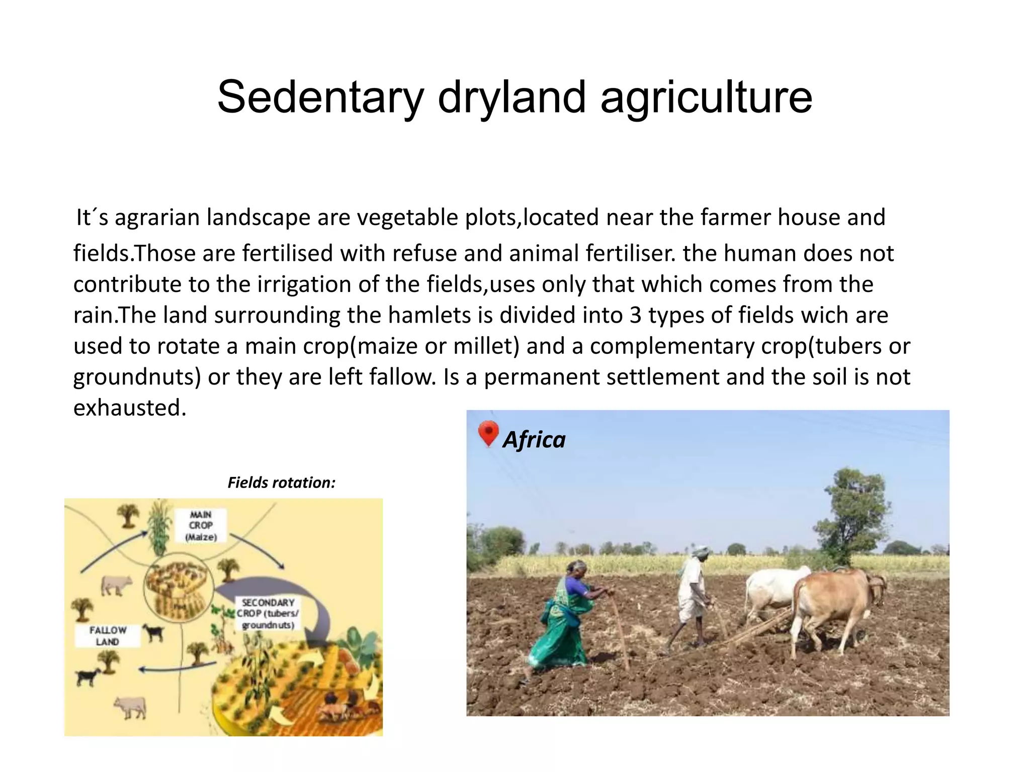 Traditional and advanced agrarian system | PPT