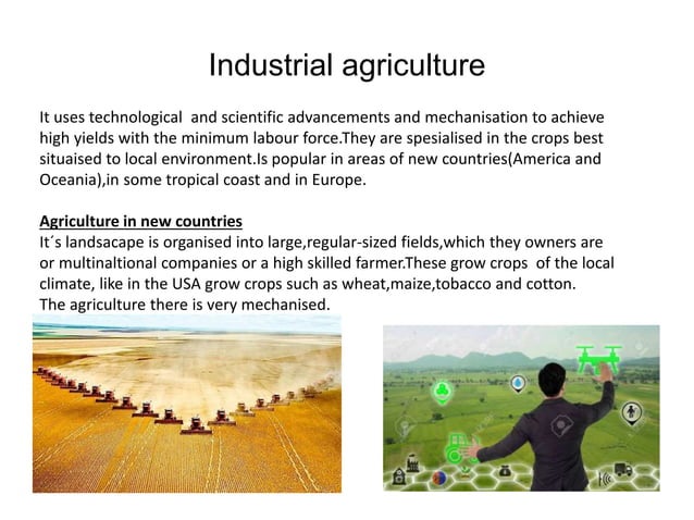 Traditional and advanced agrarian system | PPT