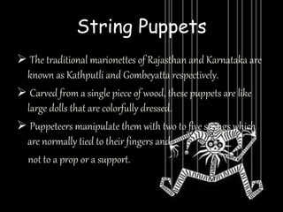 Traditional and contemporary puppetry | PPTX