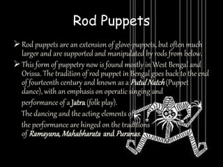 Traditional and contemporary puppetry | PPTX