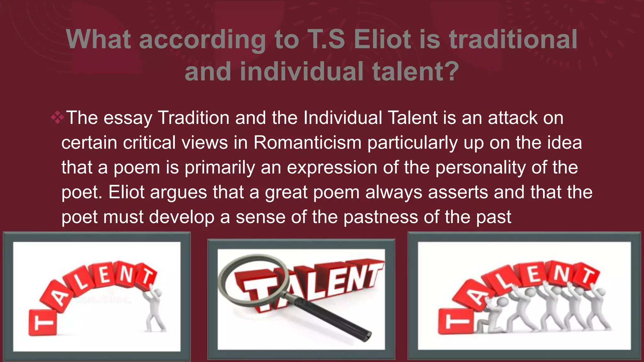 Traditional and individual talent theory | PPTX