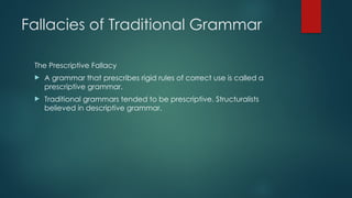Traditional and Structural grammar.pptx