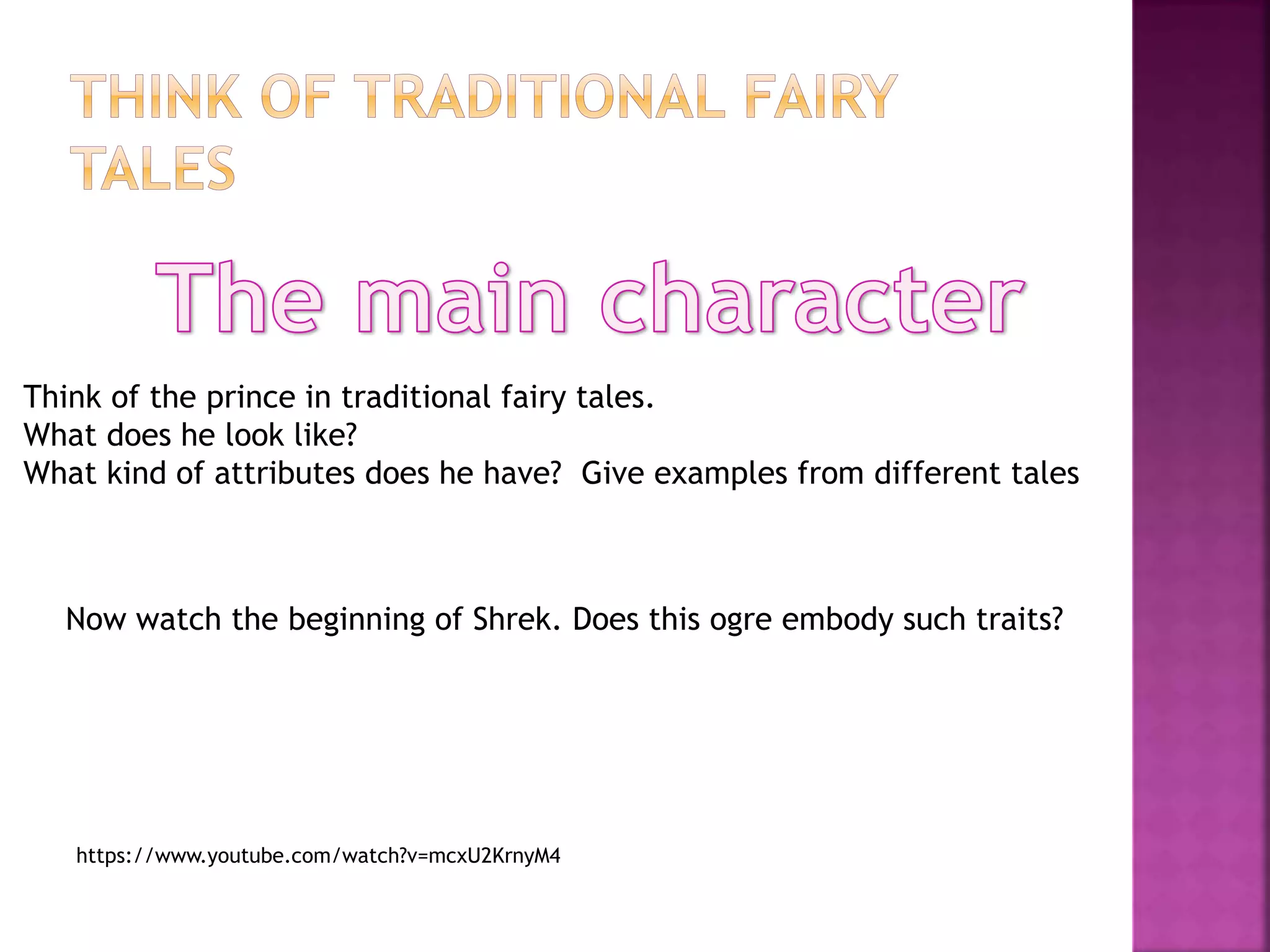 Traditional and new fairy tales | PPT