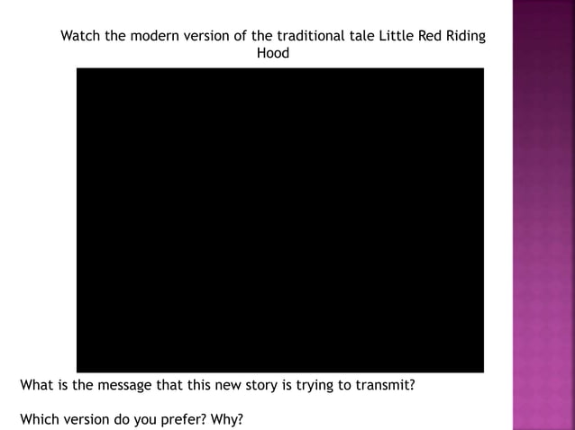 Traditional and new fairy tales | PPT