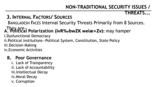 Traditional and Non-traditional Security Issues in Bangladesh An ...