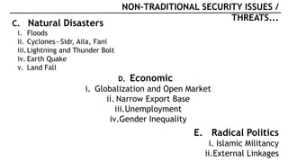 Traditional and Non-traditional Security Issues in Bangladesh An ...