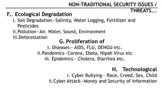 Traditional and Non-traditional Security Issues in Bangladesh An ...
