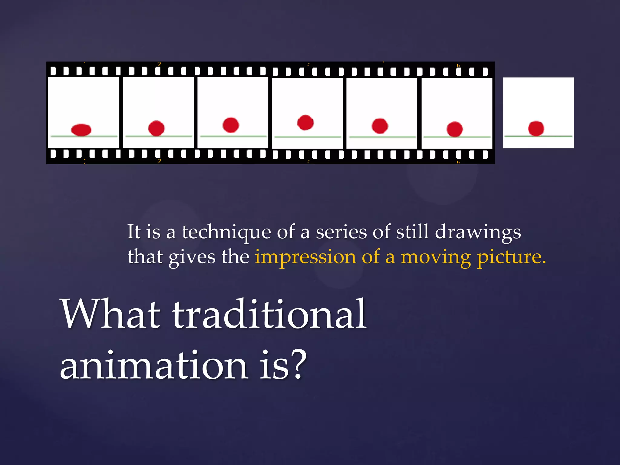Traditional animation | PDF