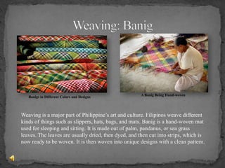 Traditional arts of philippines final | PDF | Arts and Crafts | Hobbies ...
