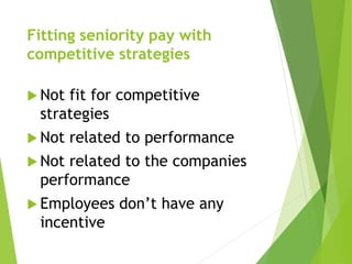 Traditional bases for_pay_seniority_and | PPT