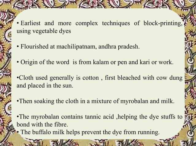 Traditional block printing of india | PPTX | Skin Care | Beauty