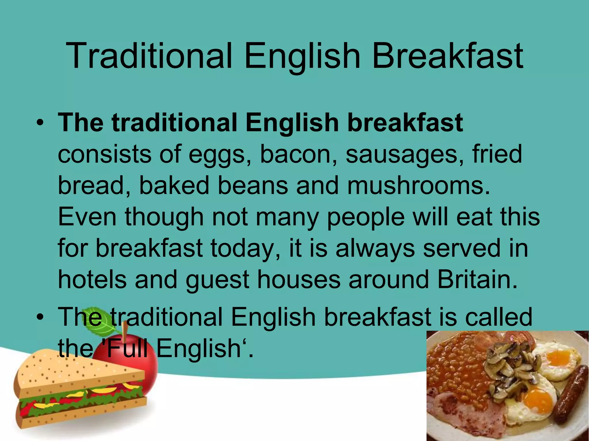 Traditional british food | PPTX