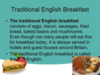Traditional british food | PPTX