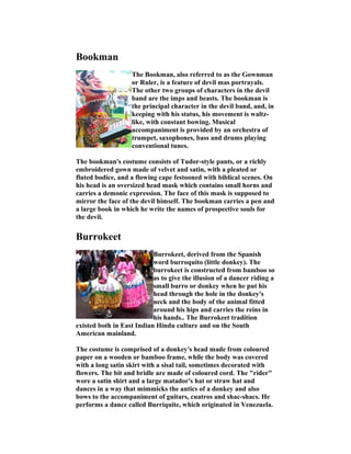 Traditional carnival characters | DOC