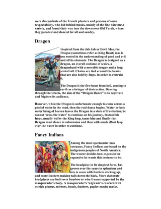 Traditional carnival characters | DOC