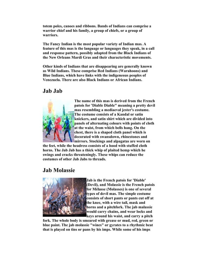 Traditional carnival characters | DOC