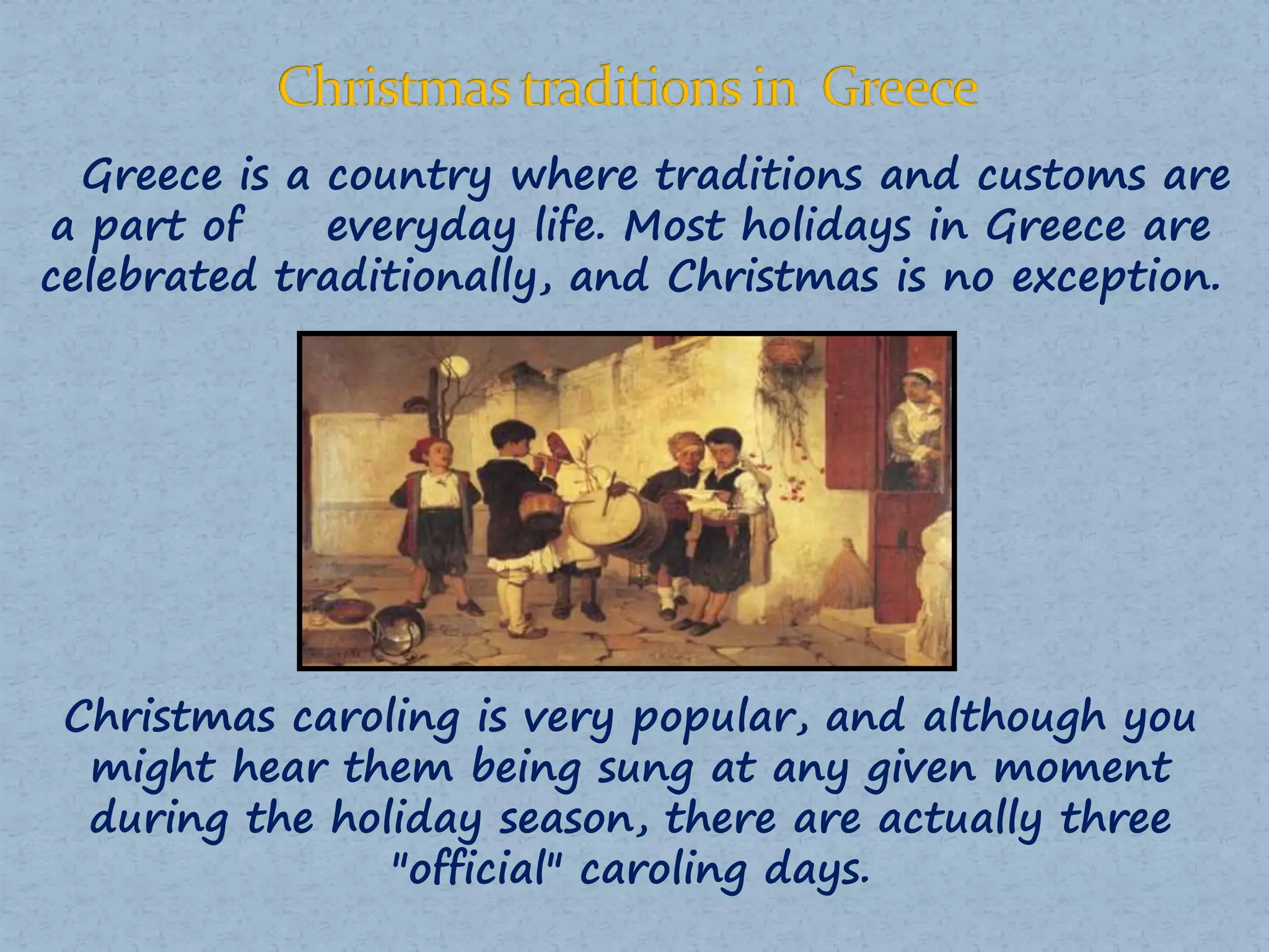 Traditional celebrations/traditions of Greece | PPT