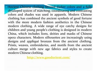 Traditional chinese clothing | PDF