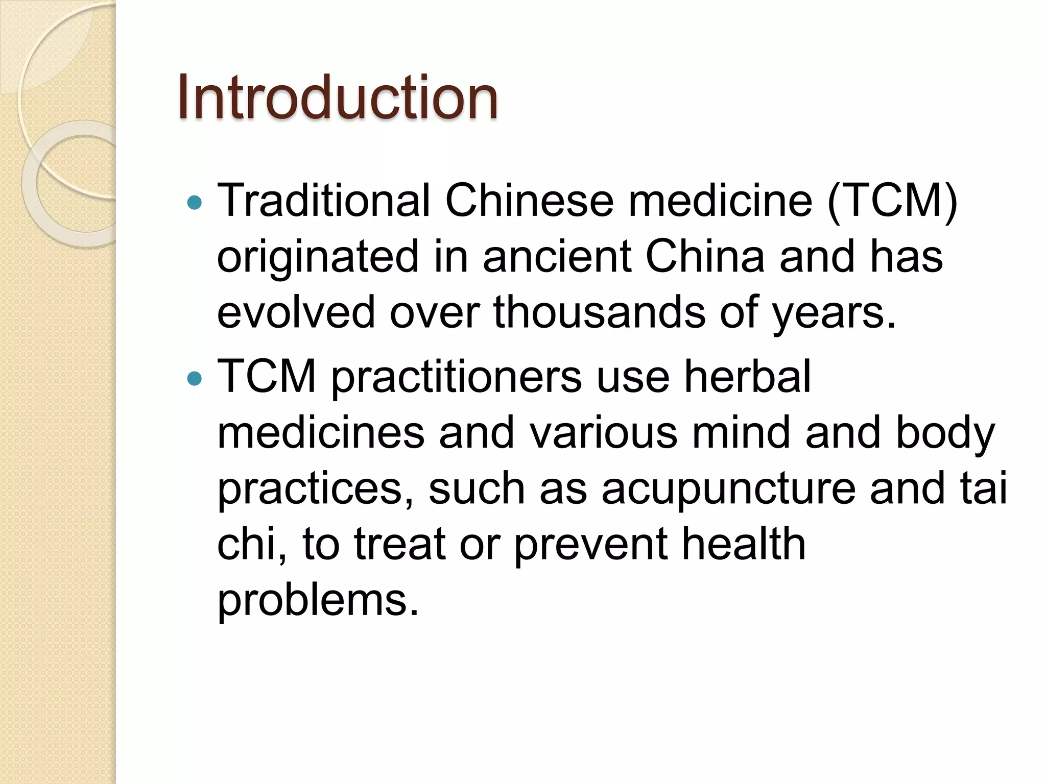 Traditional Chinese medicine | PPTX