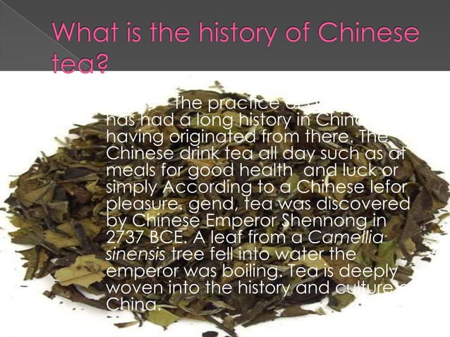 Traditional Chinese Tea. | PPT
