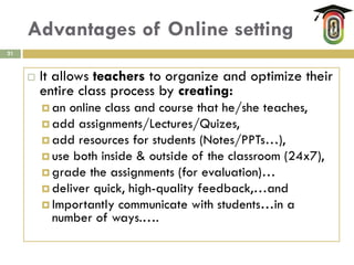 Traditional classroom to online setting | PDF