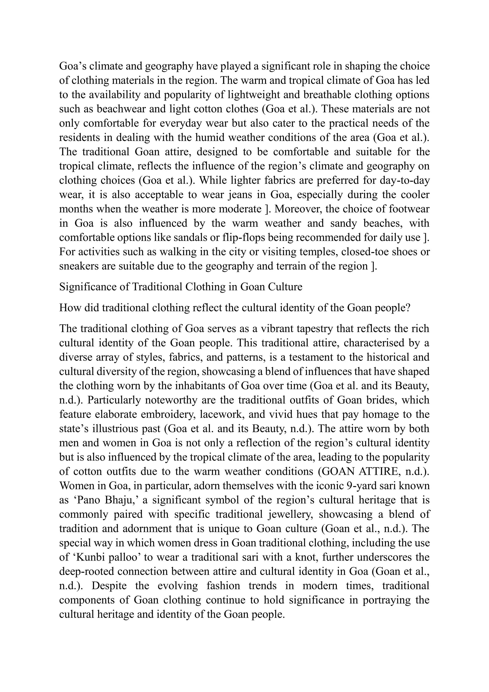 Traditional Clothing and Dressing Styles in Ancient Goa: A Historical ...