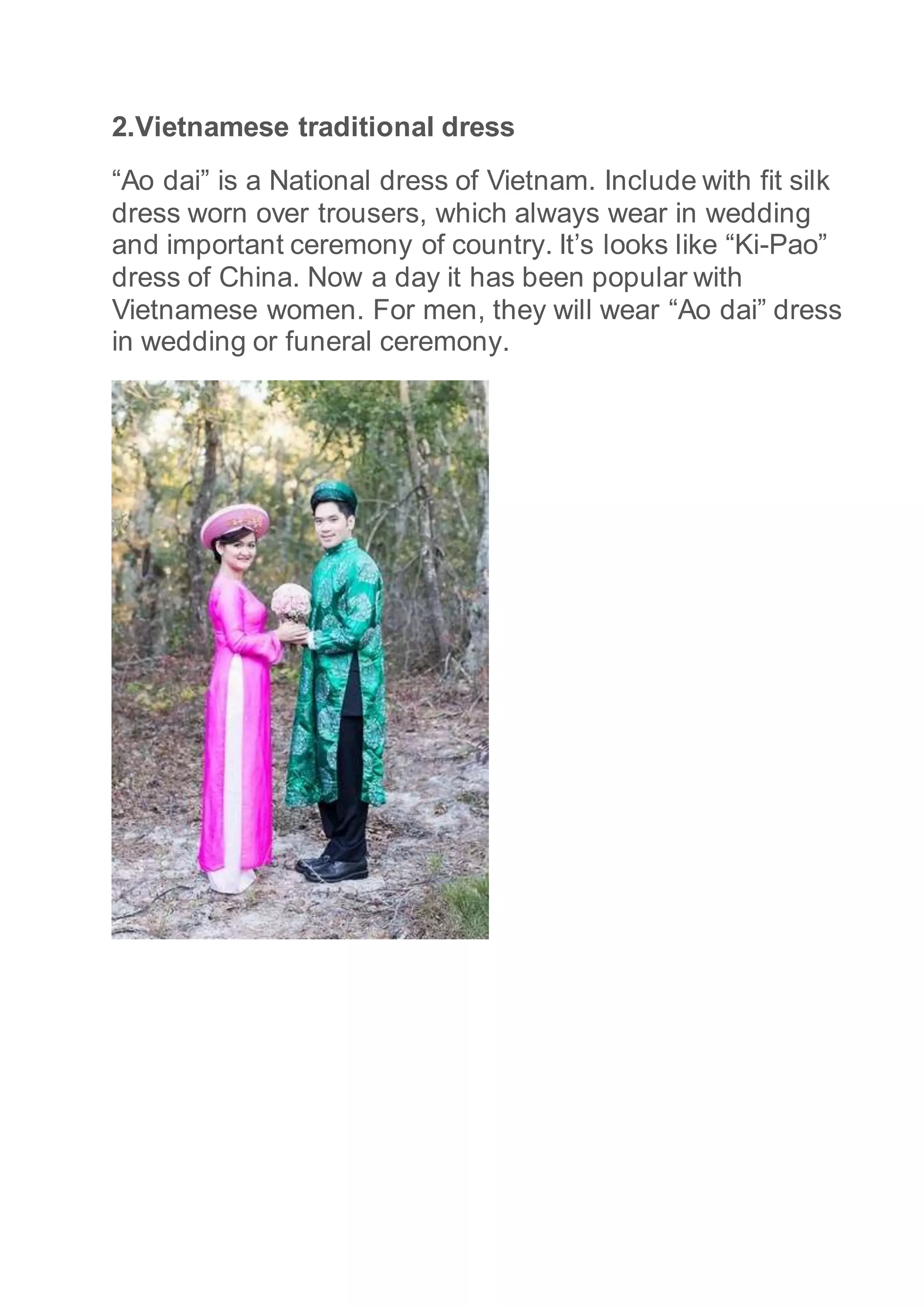 Traditional dress of 10 countries in asean | DOCX