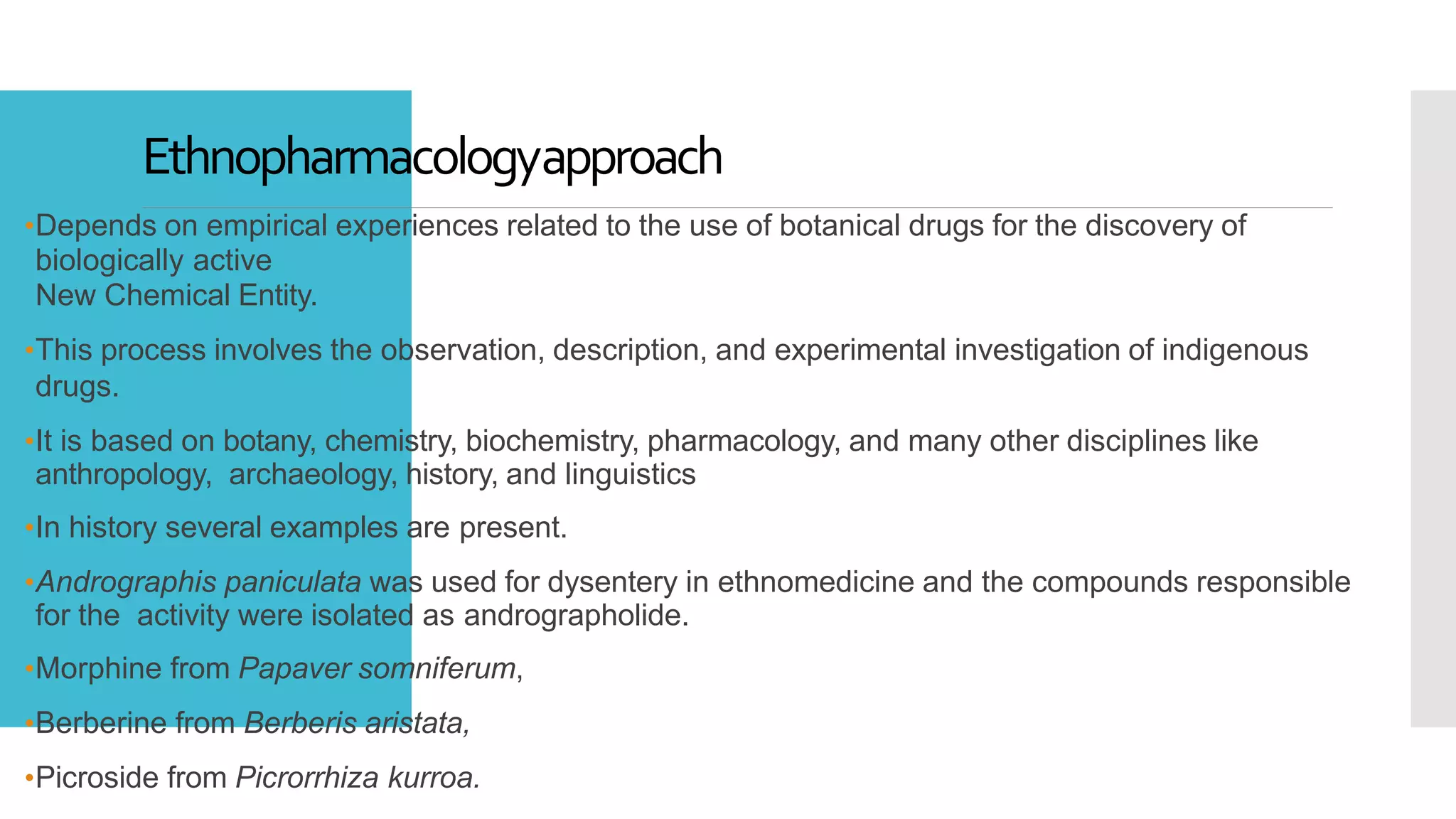 Traditional drug design | PPTX
