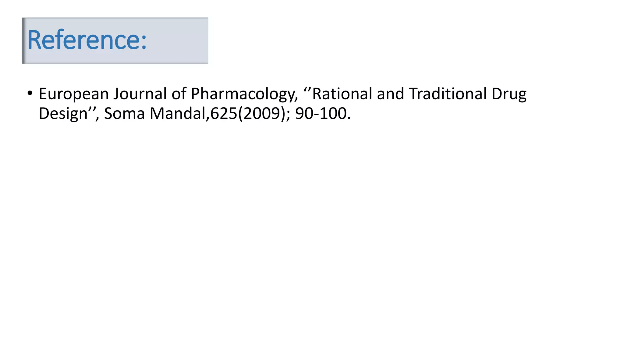 SlideShare on Traditional drug design methods | PPTX