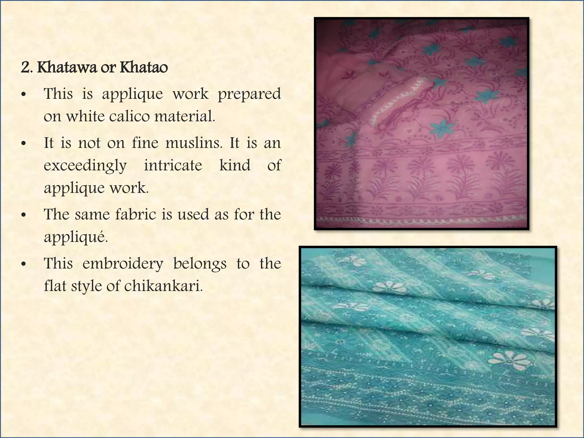 Traditional embroideries of india | PPTX