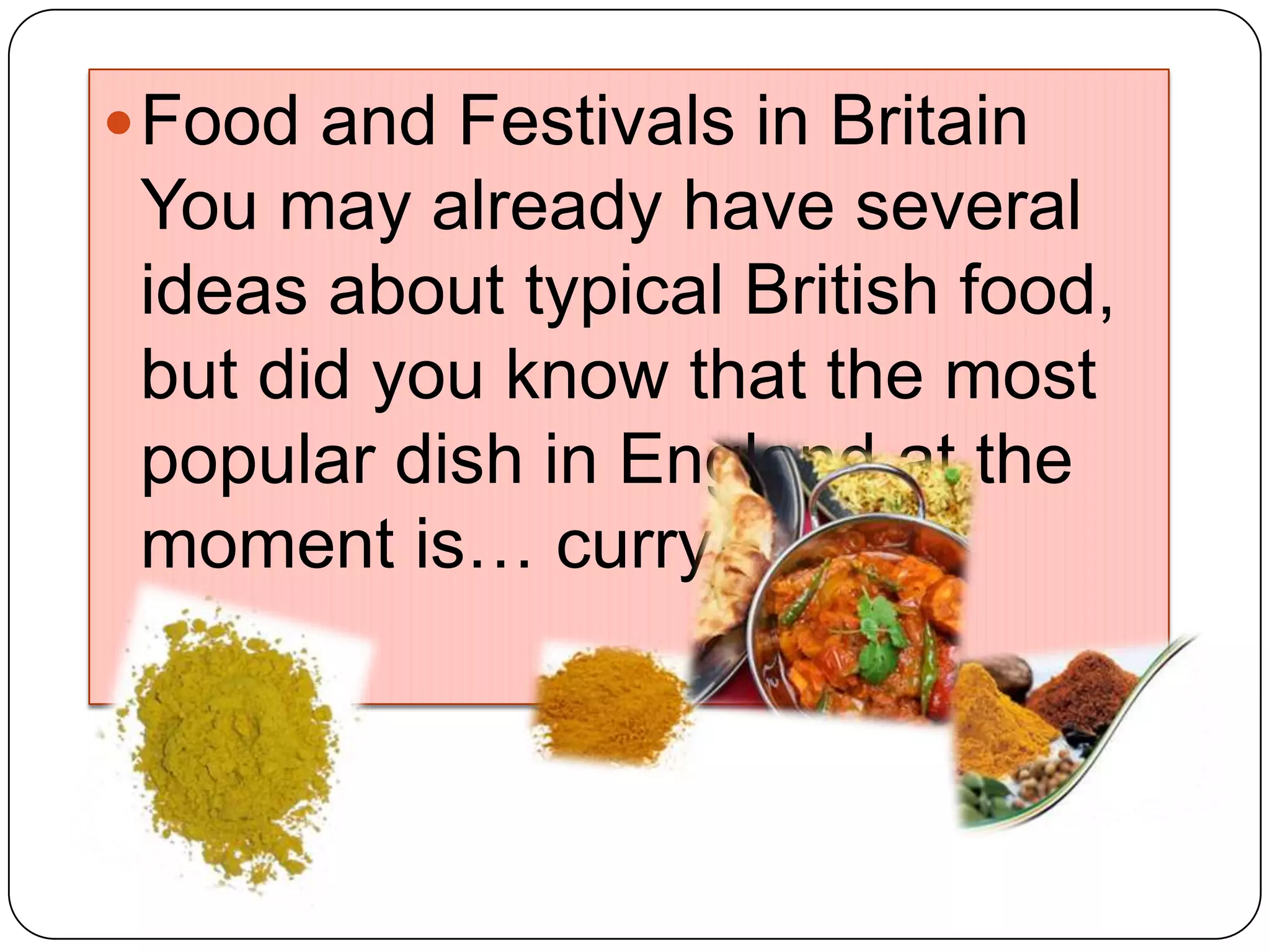 Traditional english food | PPTX