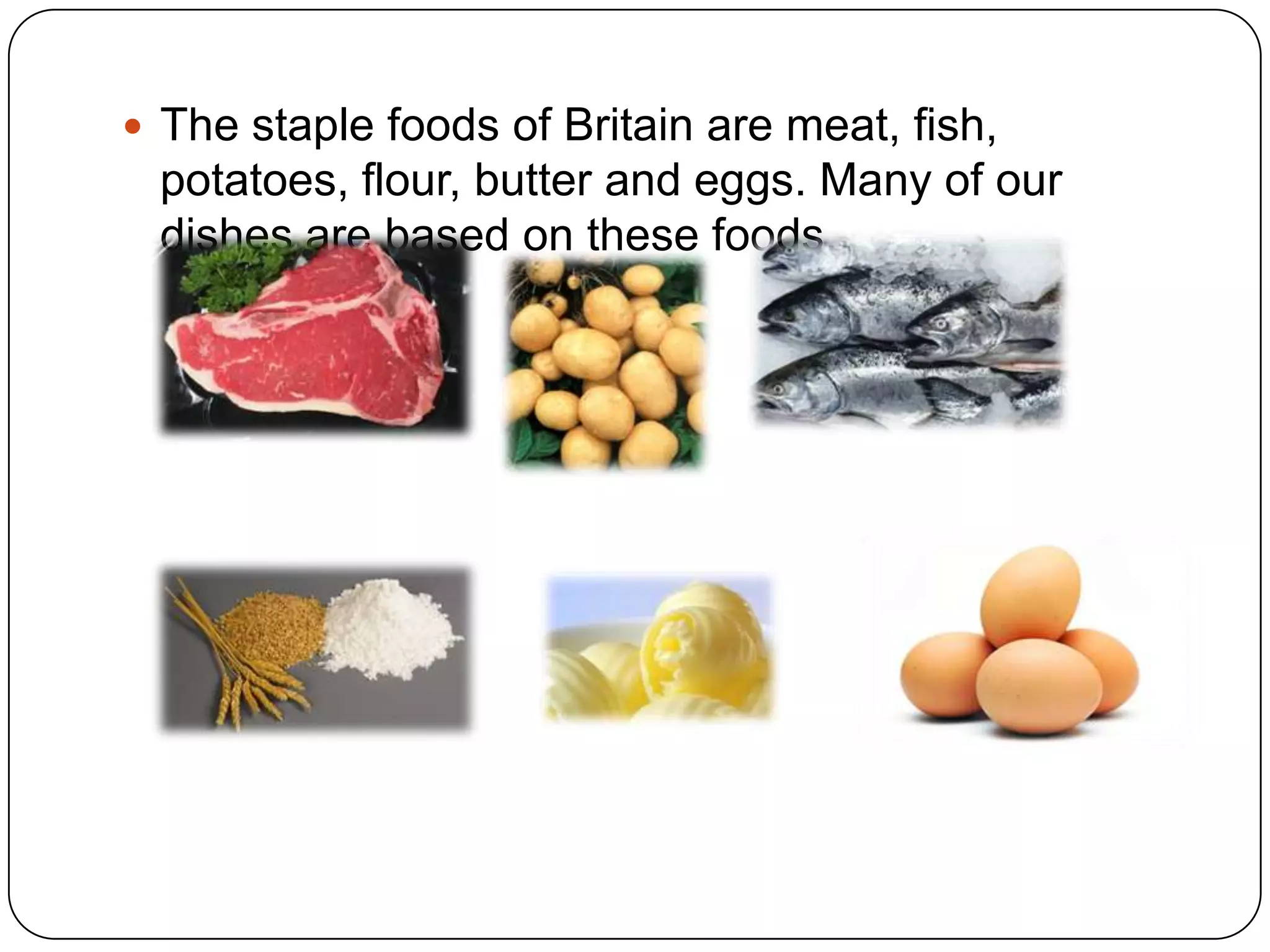 Traditional english food | PPTX