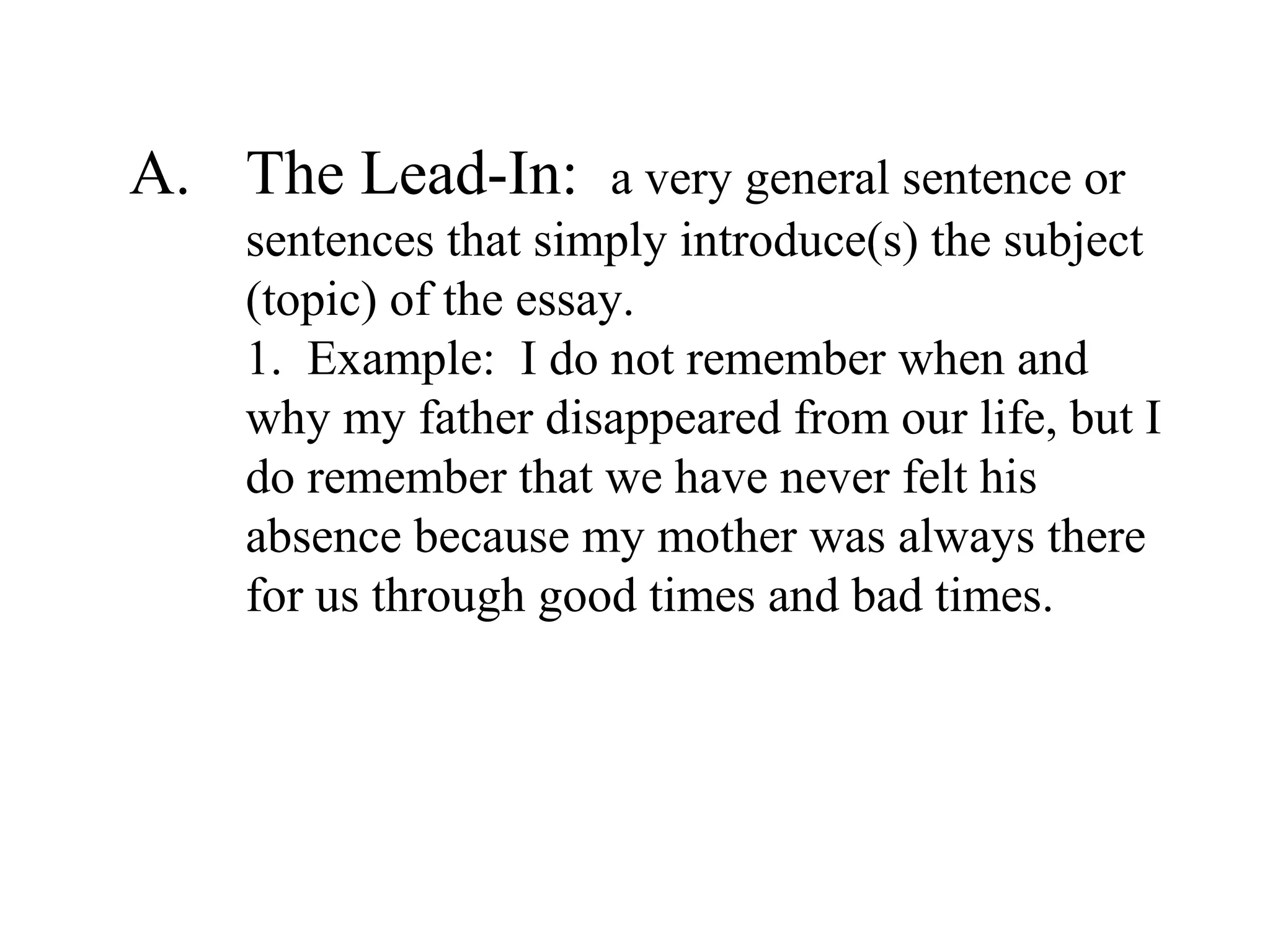 Traditional essay | PPT