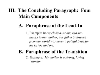 Traditional essay | PPT