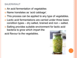 Traditional fermented foods | PPTX