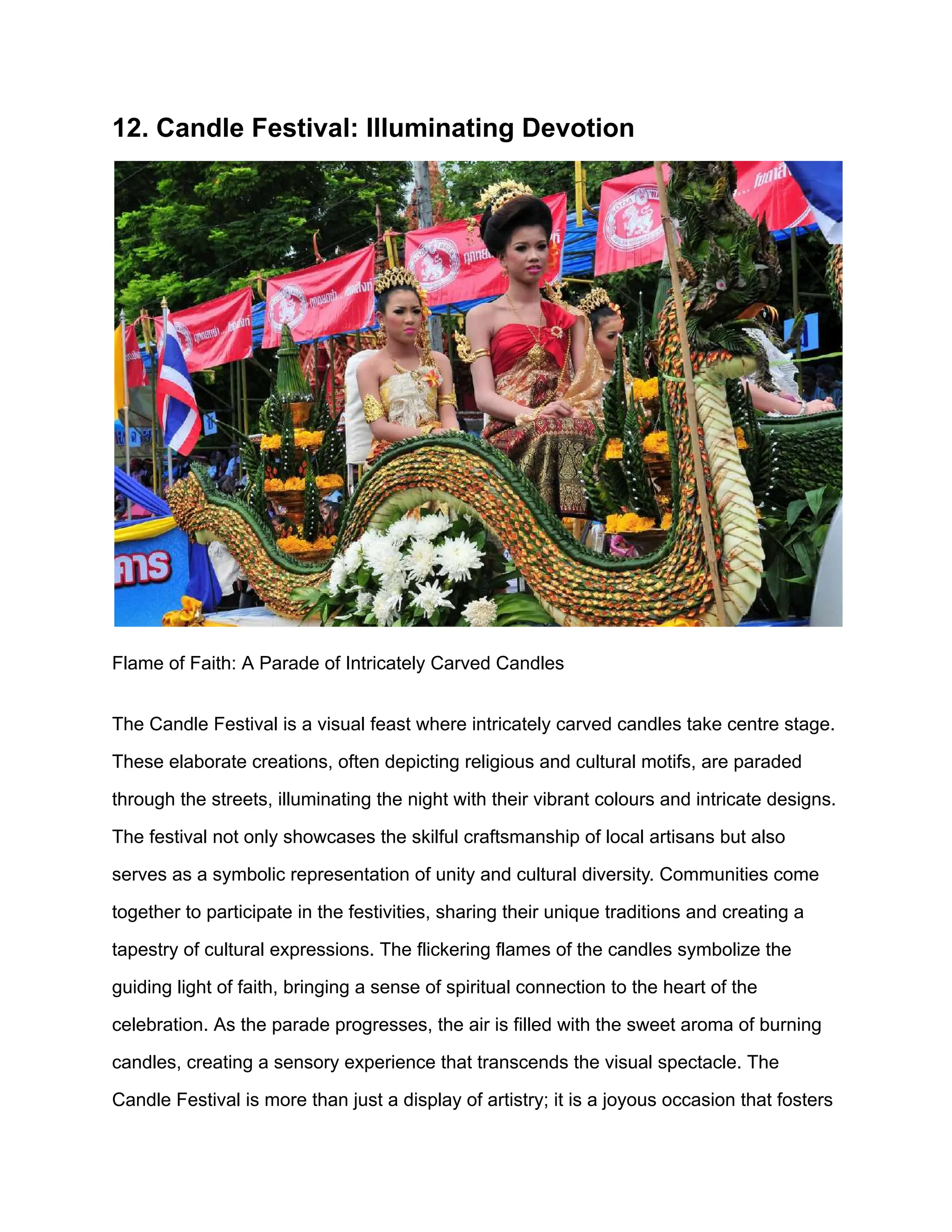 Traditional Festivals in Thailand: A Vibrant Tapestry of Culture and ...